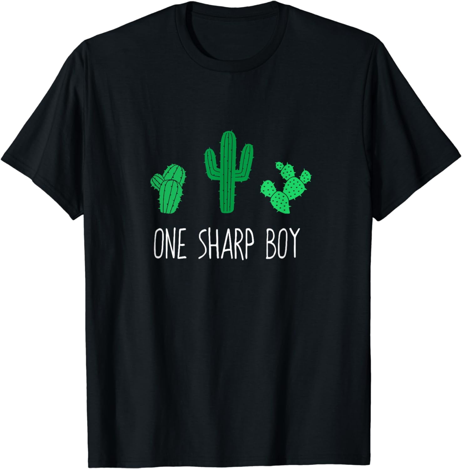 One Sharp Boy Shirt, Funny Cute Cactus Cacti Gift - Walmart.com