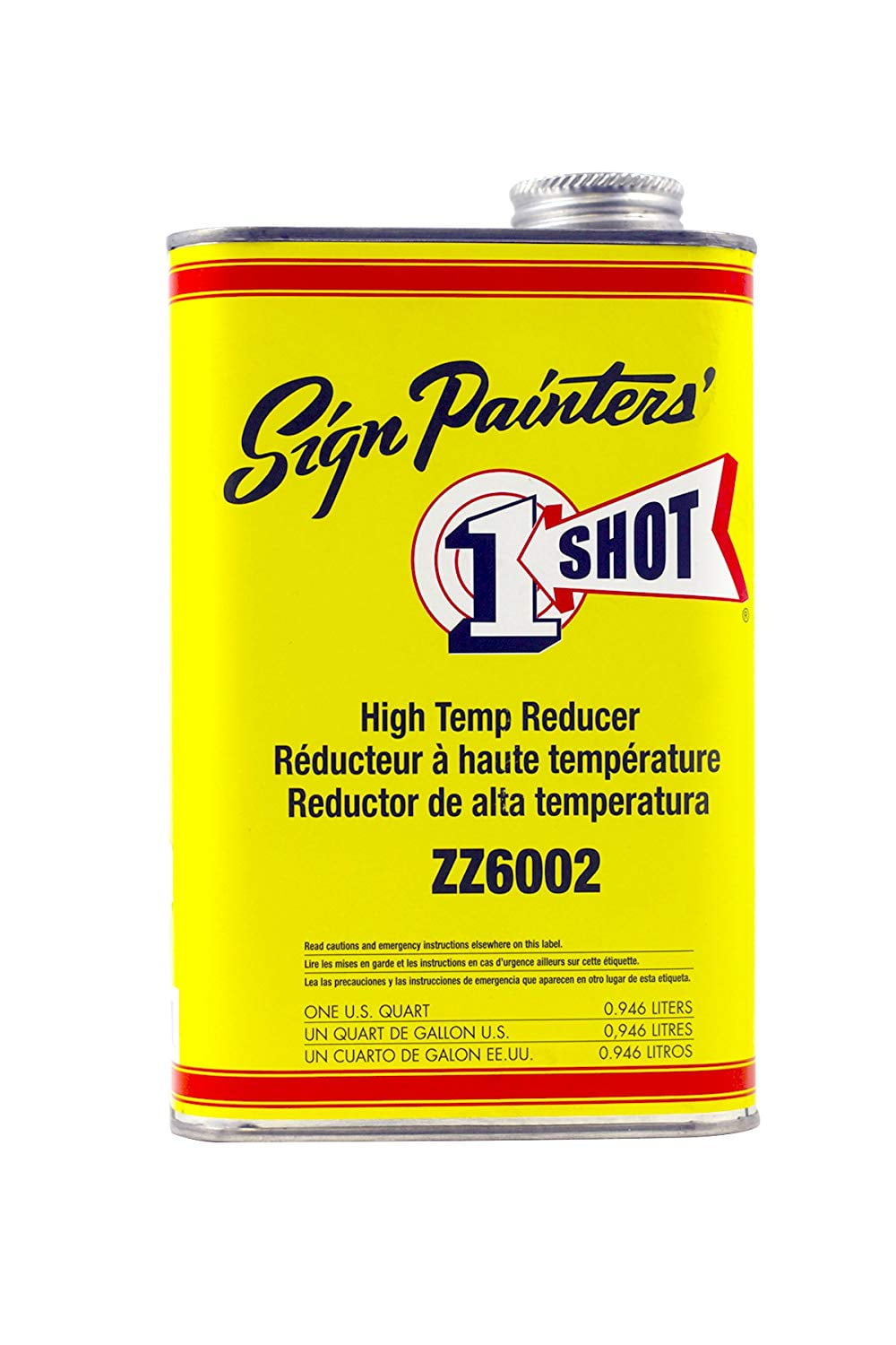 One Shot 6002 High Temp Enamel Reducer, Quart - Walmart.com