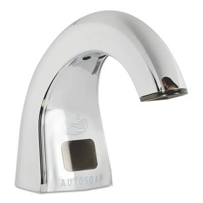 One Shot Soap Dispenser - Touch Free, Liquid, 1.9 X 5.5 X 4, Polished ...