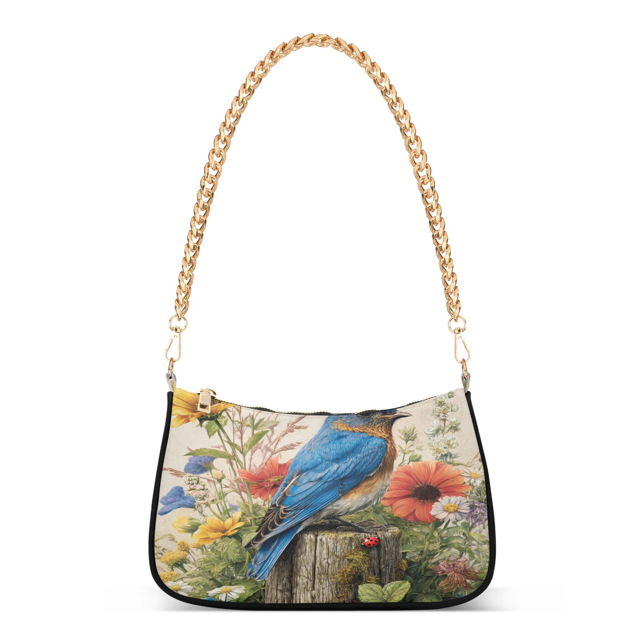 One Shoulder Chain Handbag 7.1x11x2.8in Women's Hobo Handbags Tote ...