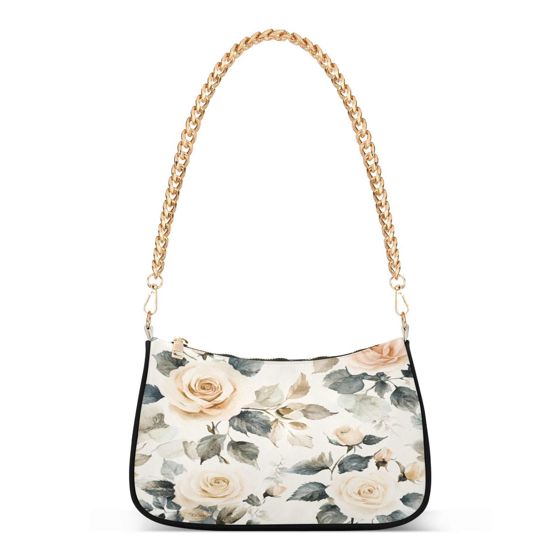 One Shoulder Chain Handbag 7.1x11x2.8in Women's Hobo Handbags Tote ...