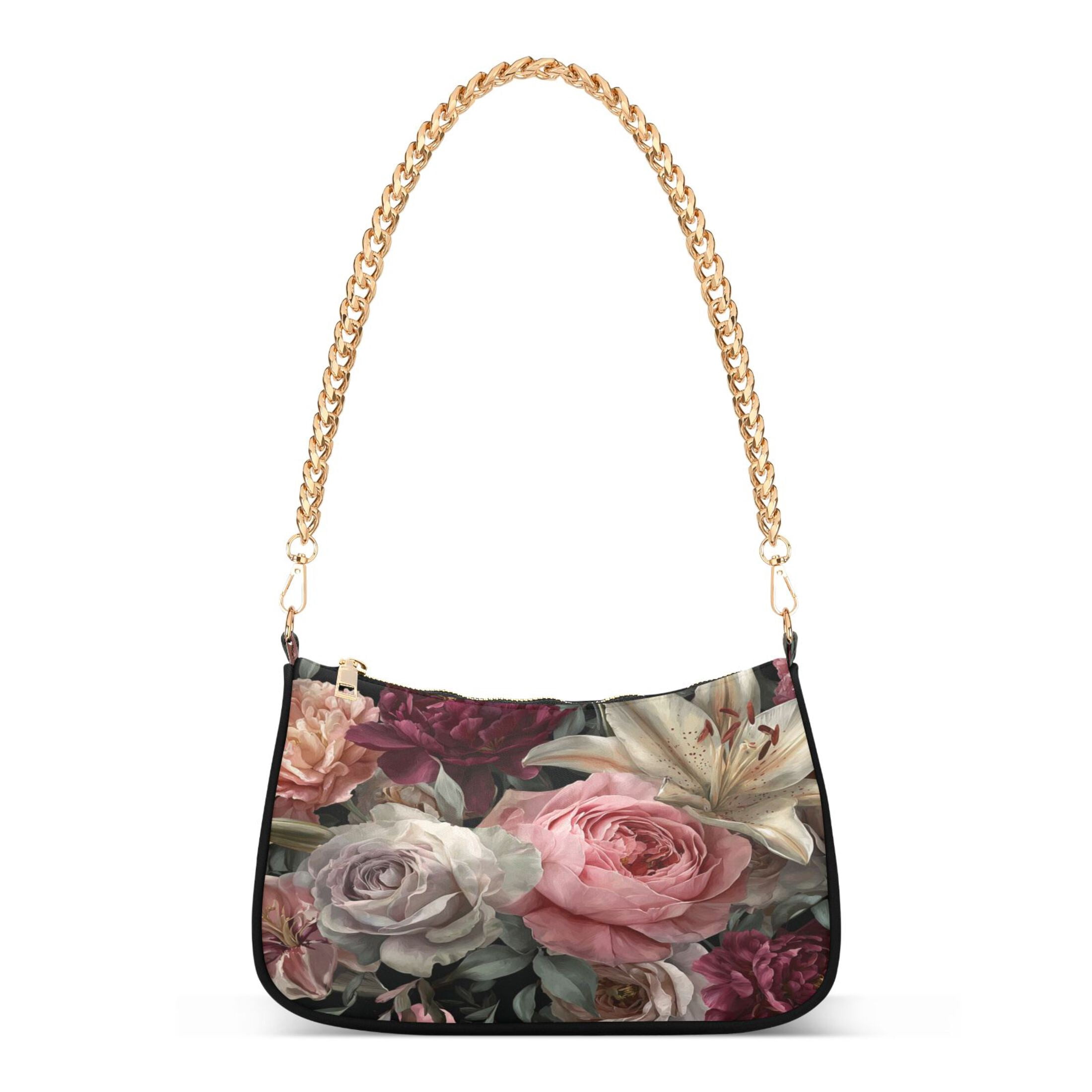 One Shoulder Chain Handbag 7.1x11x2.8in Women's Hobo Handbags Tote ...