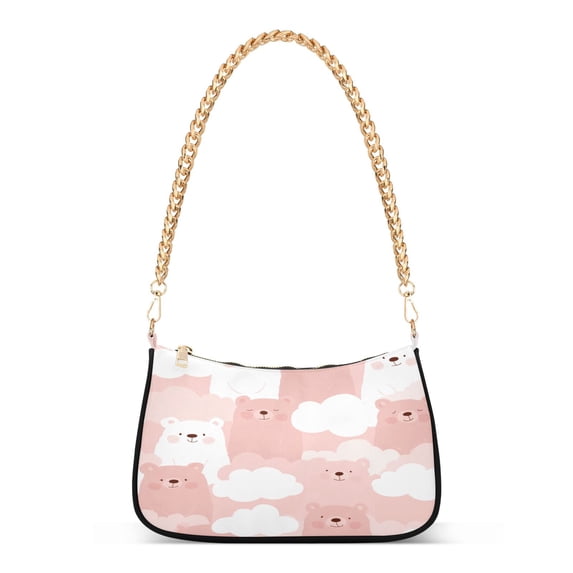 One Shoulder Chain Handbag 7.1x11x2.8in Women's Hobo Handbags Tote ...