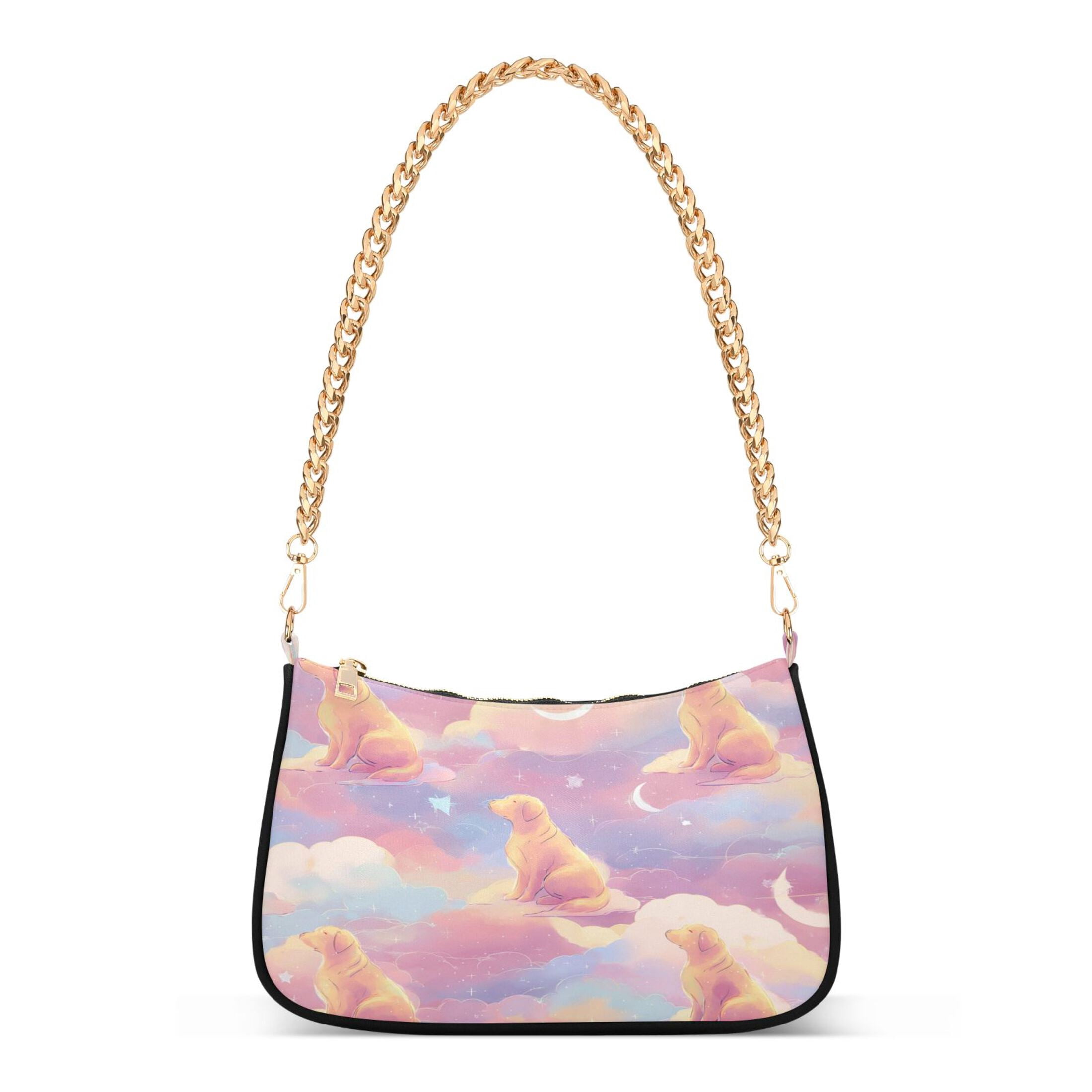 One Shoulder Chain Handbag 7.1x11x2.8in Women's Hobo Handbags Tote ...