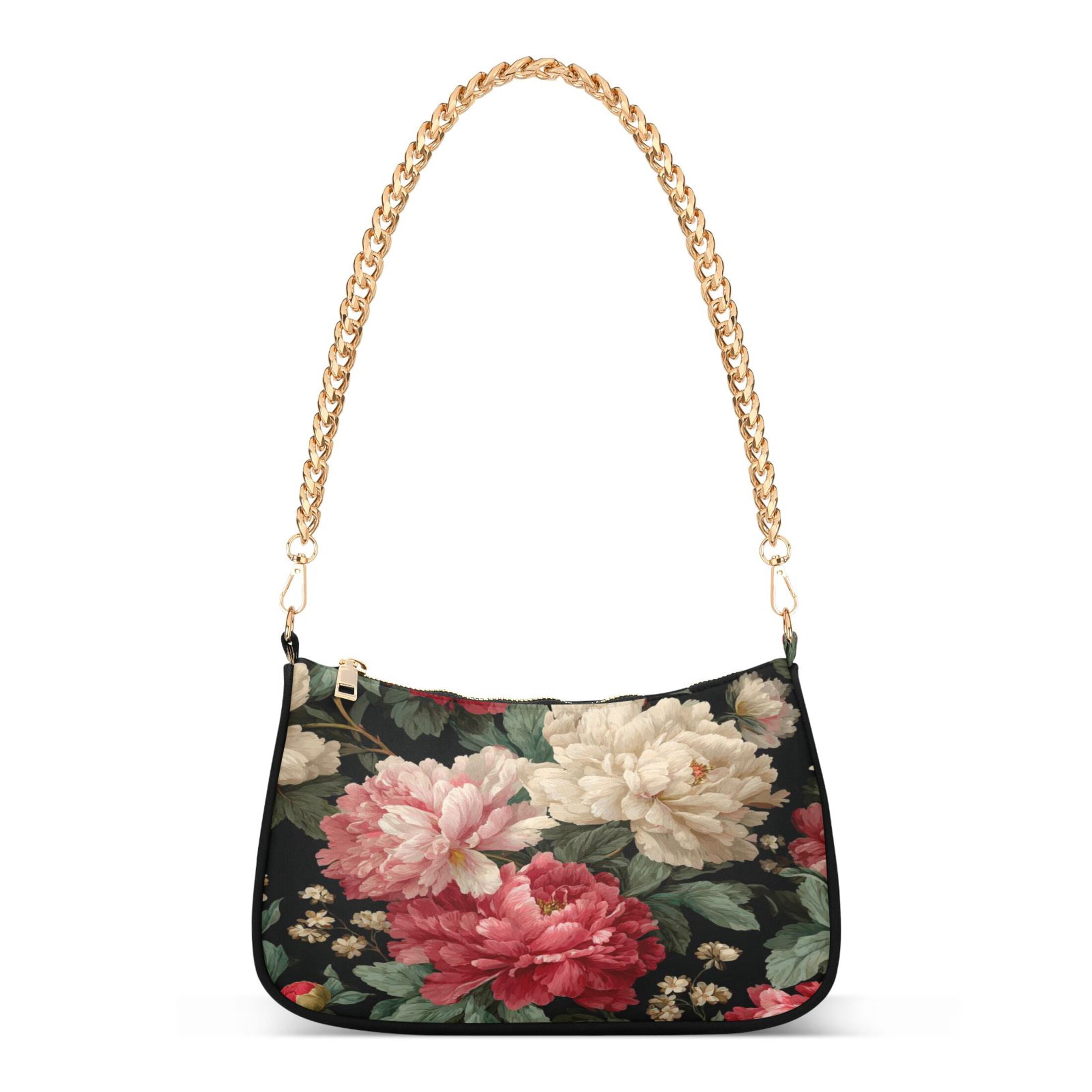 One Shoulder Chain Handbag 7.1x11x2.8in Women's Hobo Handbags Tote ...
