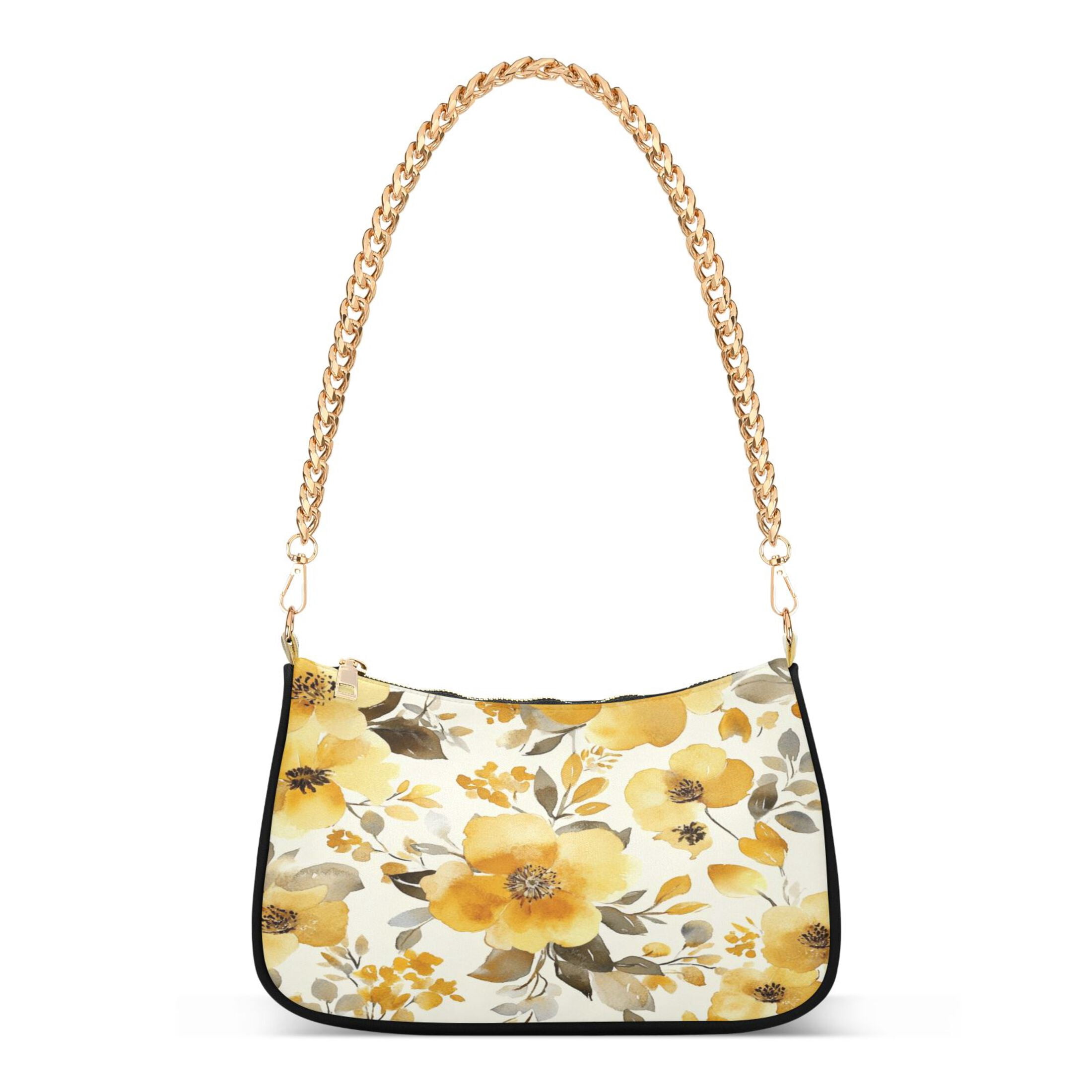 One Shoulder Chain Handbag 7.1x11x2.8in Women's Hobo Handbags Tote ...
