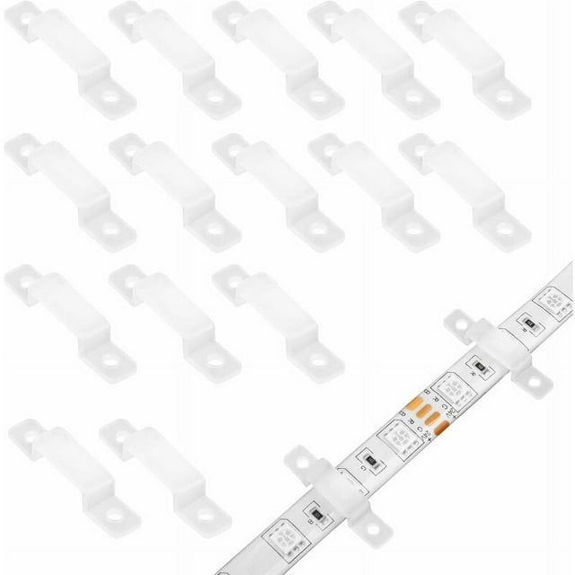 One-Side Fixing Mounting Brackets For Flexible LED Strips, Supports A ...