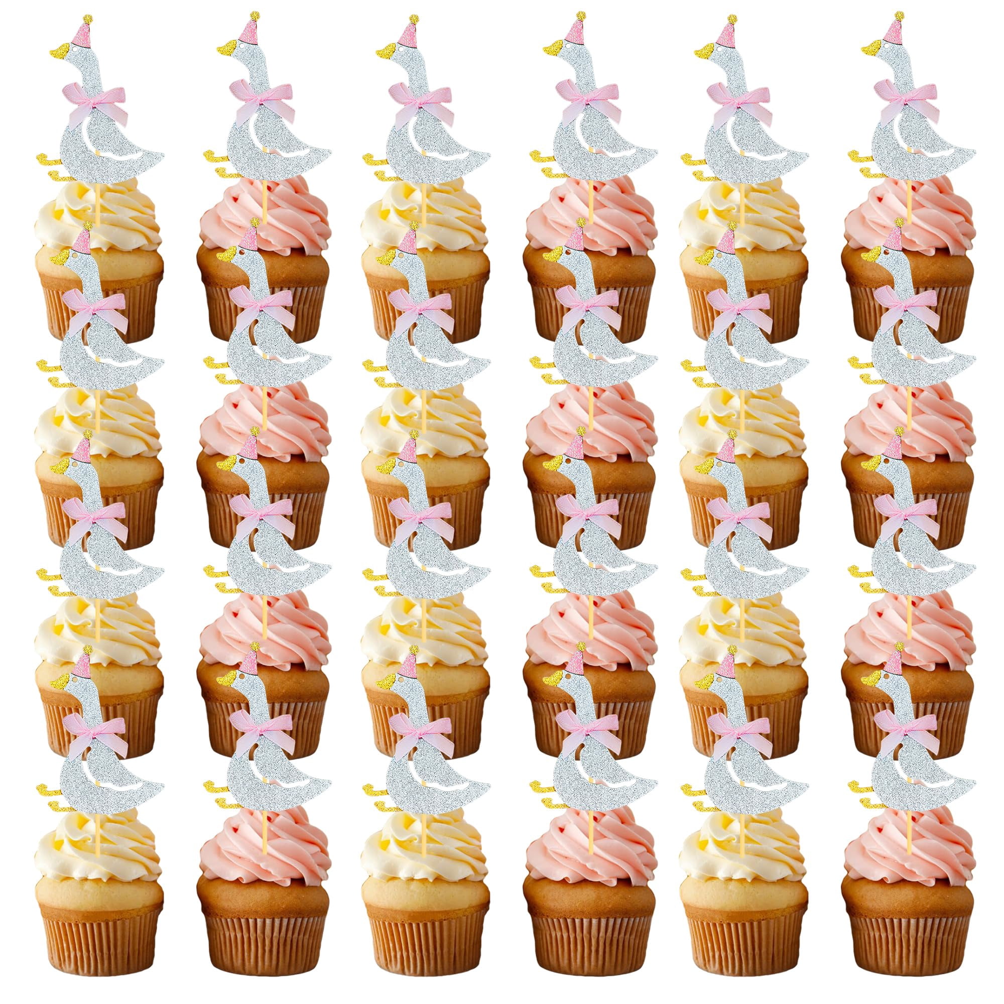 One Silly Goose Cupcake Toppers for One MDH1Silly Goose Birthday ...