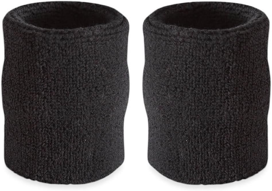 One Size Of 2Pcs Arm Sweatbands, Absorbent and Breathable Thick Cotton ...