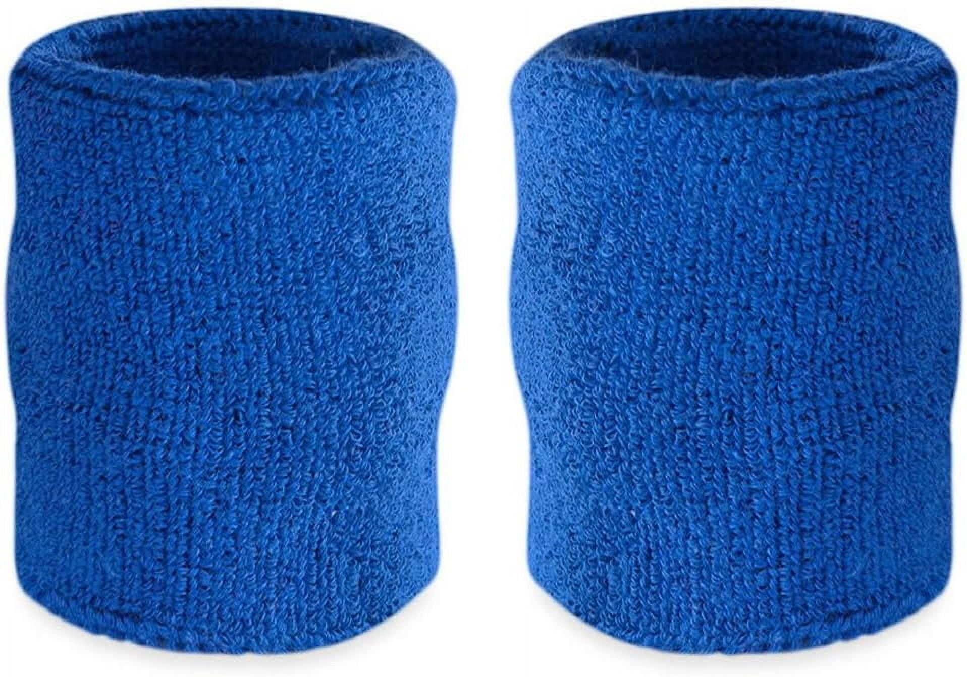 One Size Of 2Pcs Arm Sweatbands, Absorbent and Breathable Thick Cotton ...