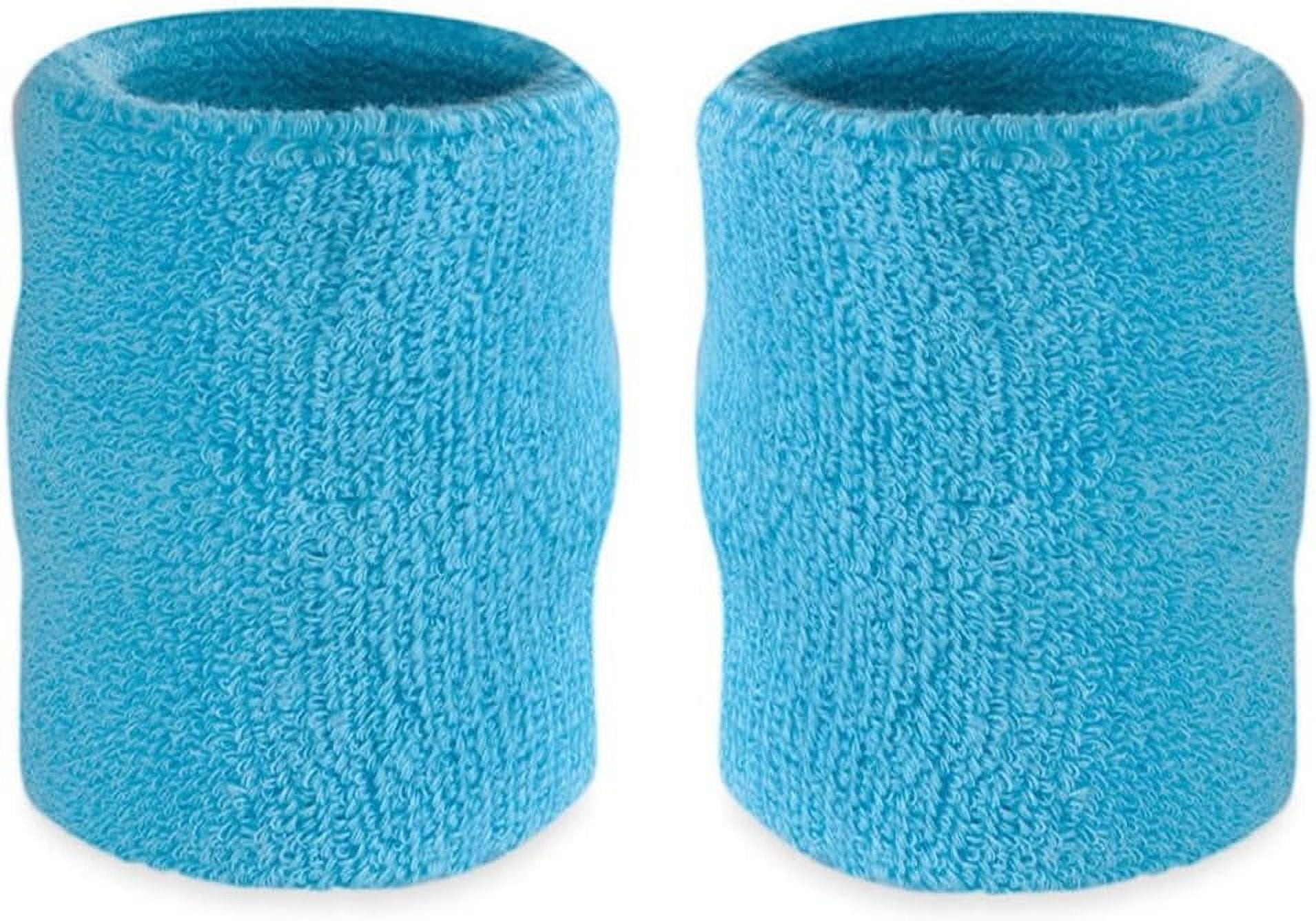 One Size Of 2Pcs Arm Sweatbands, Absorbent and Breathable Thick Cotton ...