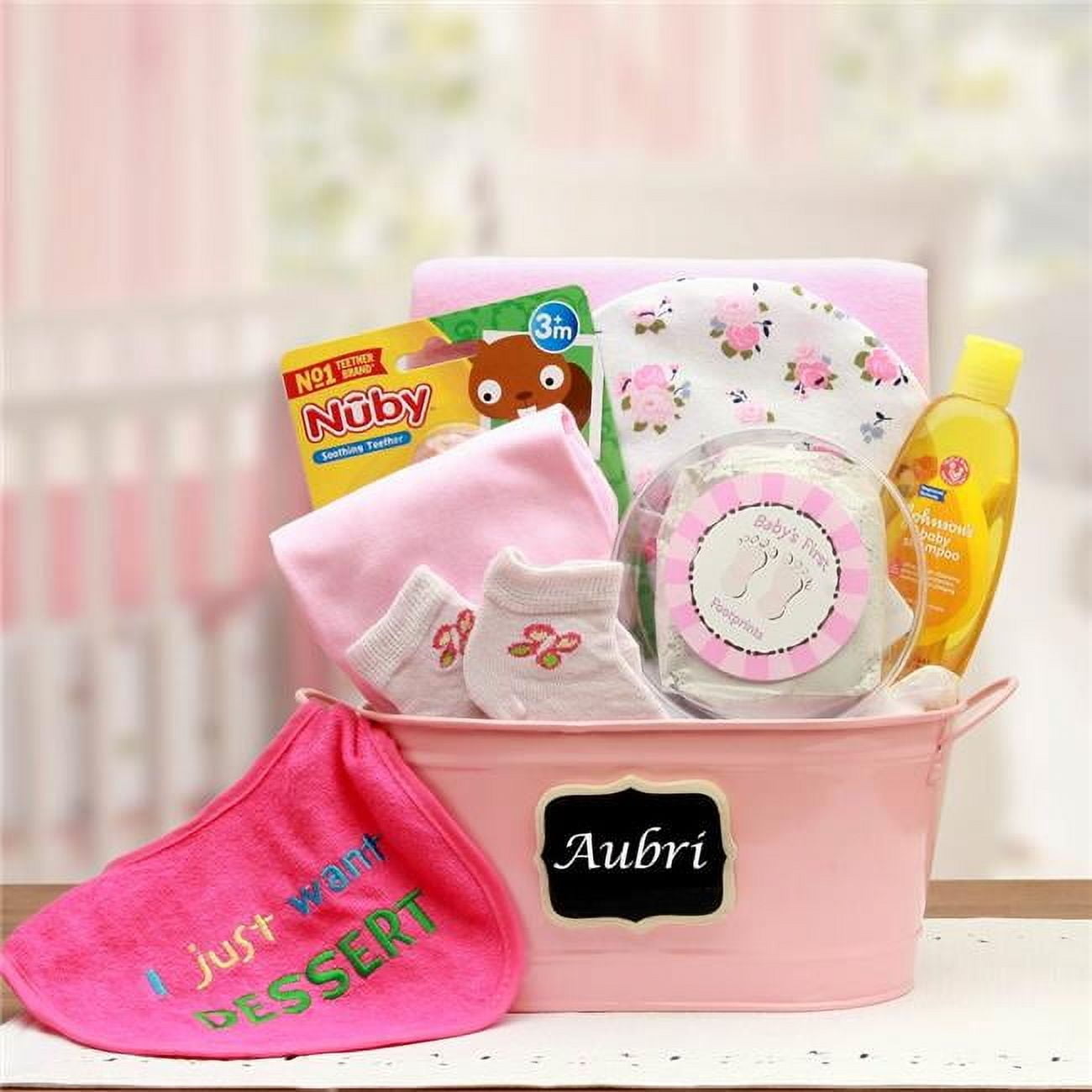 One Size Baby Basics Gift Pail - Pink - Walmart.com
