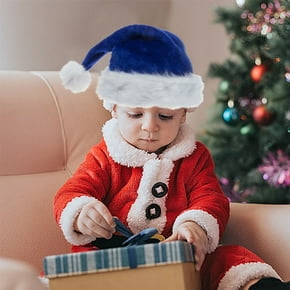 Blue Santa Hats for Christmas and Holiday Parties - Wide Selection