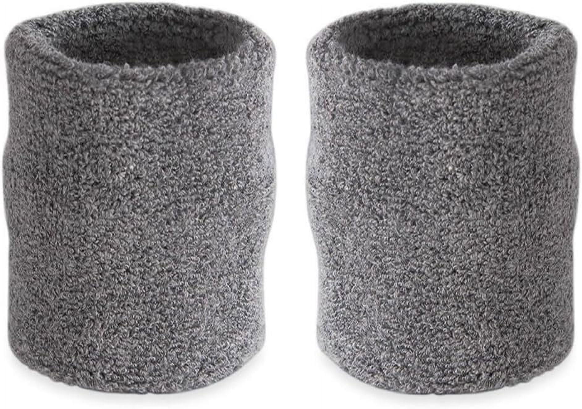 One Size Of 2Pcs Arm Sweatbands, Absorbent and Breathable Thick Cotton ...