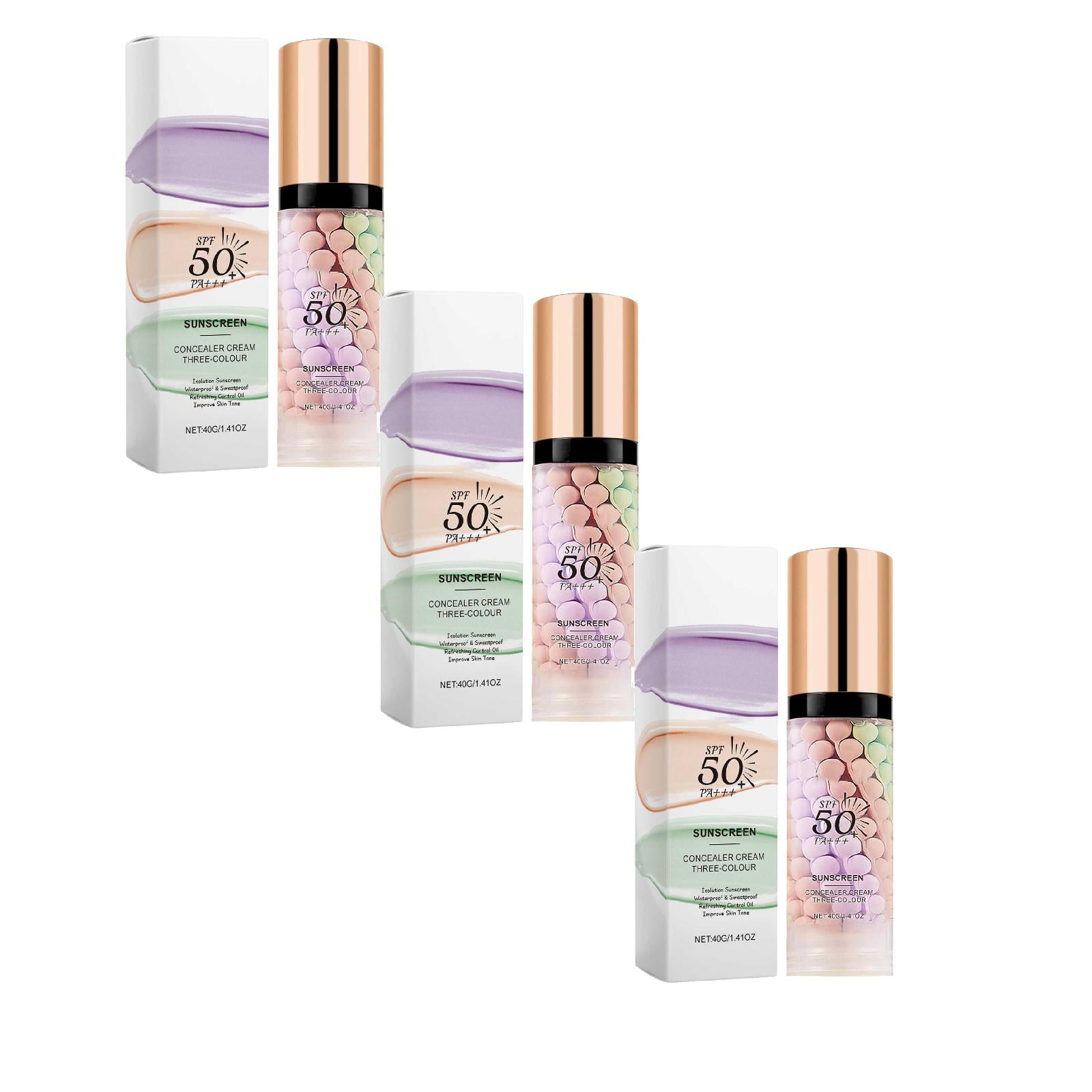 One Step Color Corrector Primer, 3 In 1 Primer for Face Before Makeup ...