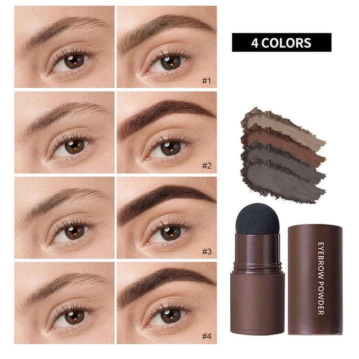 One Step Eyebrow Stamp Shaping Kit，Hairline Powder,Eyebrow Powder,With ...