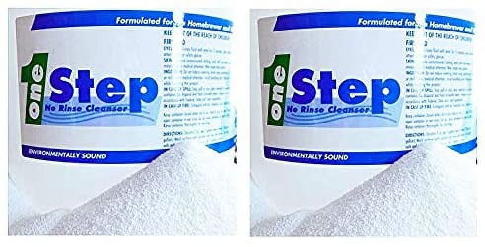 One Step No Rinse Cleaner - 1 Lb. (Two Pack) Homebrew - Walmart.com