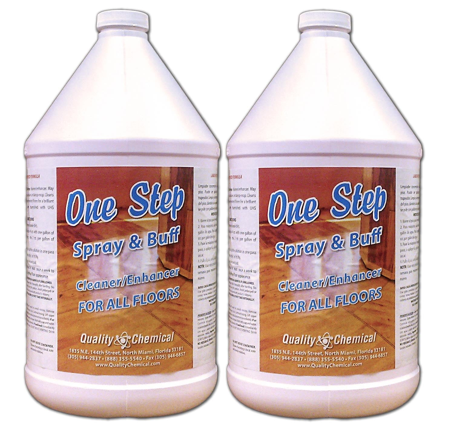 One Step - Spray and Buff -Floor Restorer Cleans & polishes - 2 gallon ...