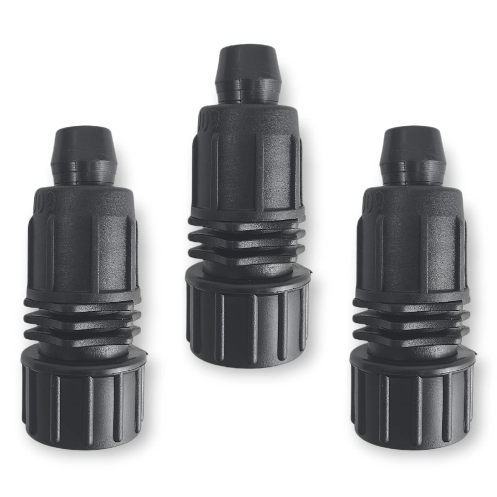 One Stop Outdoor USA Made 3-Pack 1/2 Inch Drip Irrigation Tubing to Faucet/Garden Hose Adapter ...