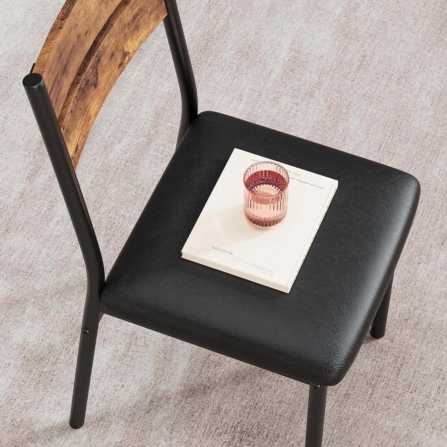 One-Stop Shop Dining Table for 2, Small Table and Chairs Set of 2 ...