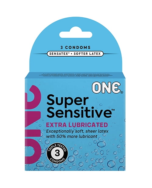 One Super Sensitive Condoms - Box of 3 - Walmart.com