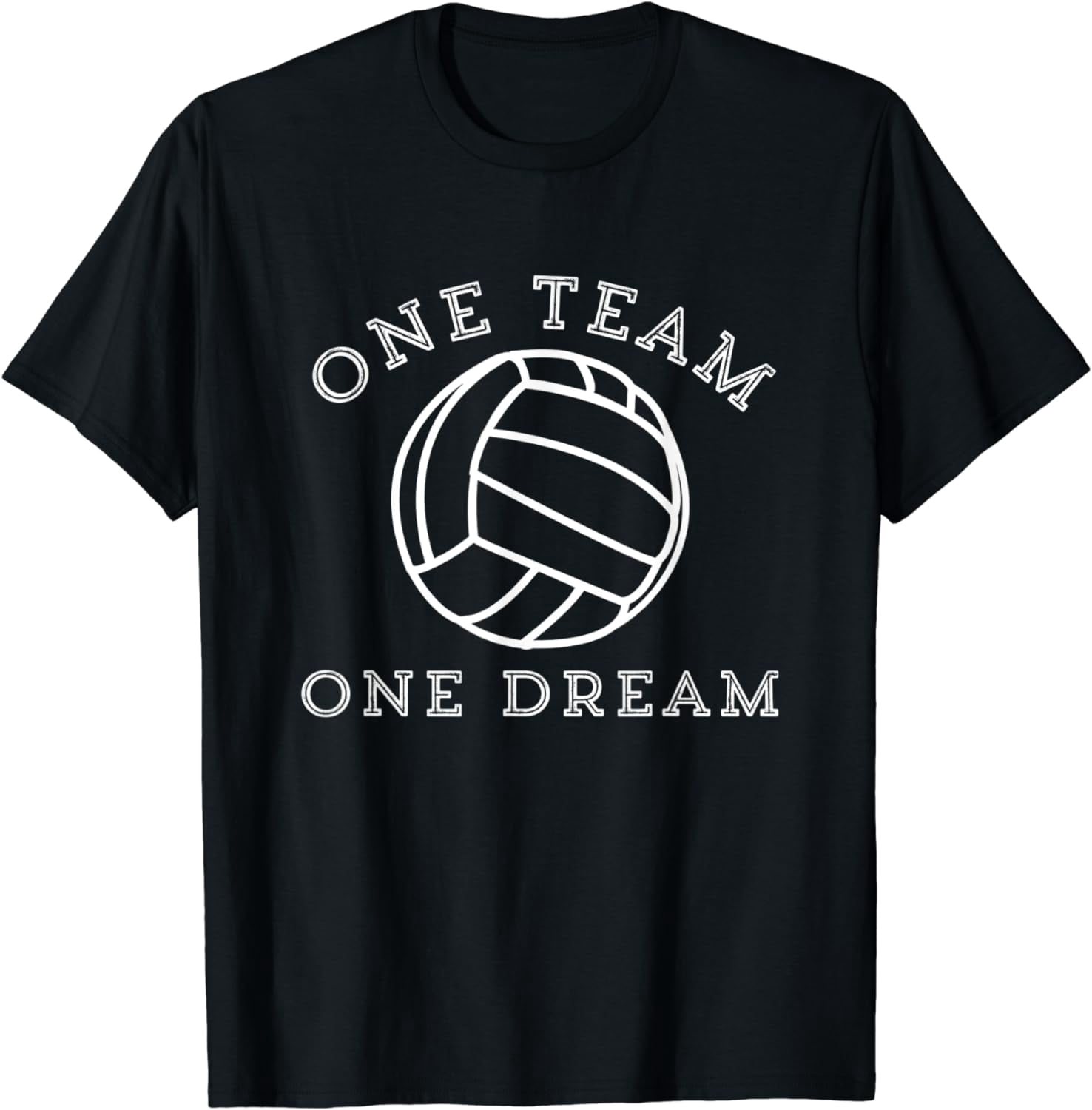 One Team One Dream Volleyball Team Teamwork T-Shirt - Walmart.com