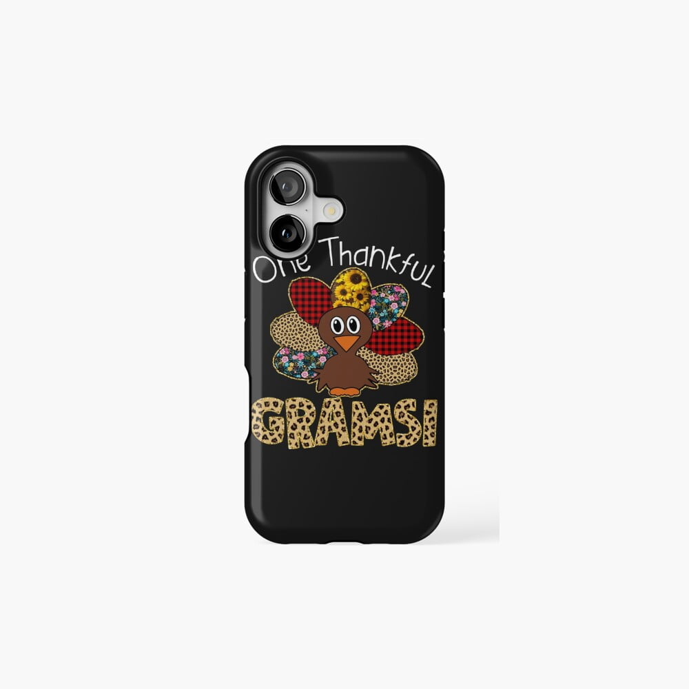 One Thankful Turkey Funny Thanksgiving Quote Universal Phone Case for ...