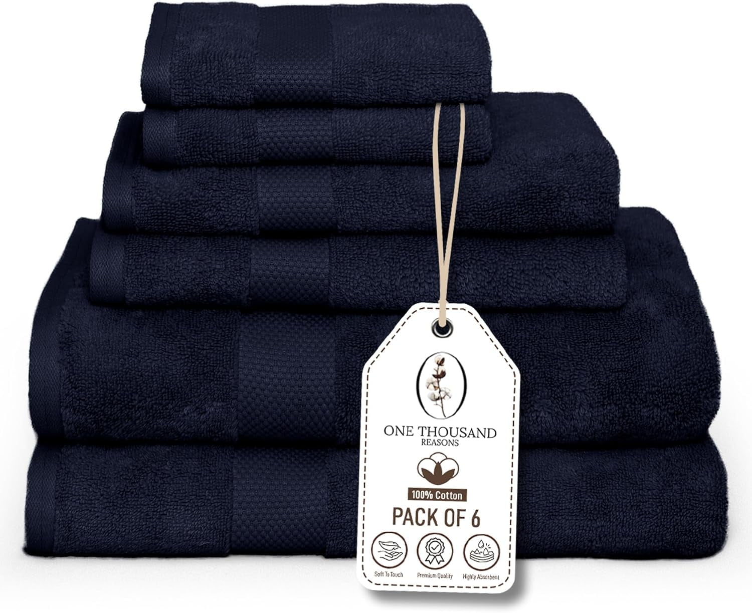 One Thousand Reasons Superior Zero Twist 1 Stripe Towel Set | Bath, Gym ...