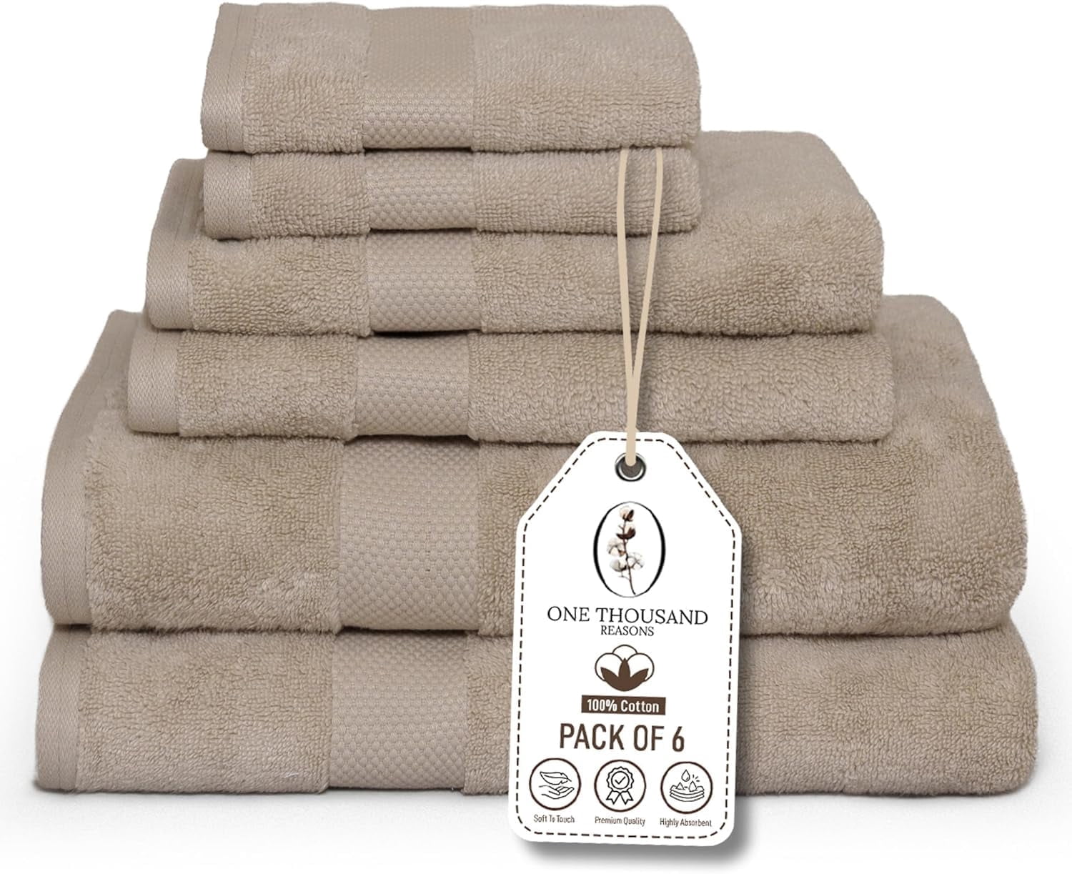 One Thousand Reasons Superior Zero Twist 1 Stripe Towel Set | Bath, Gym ...