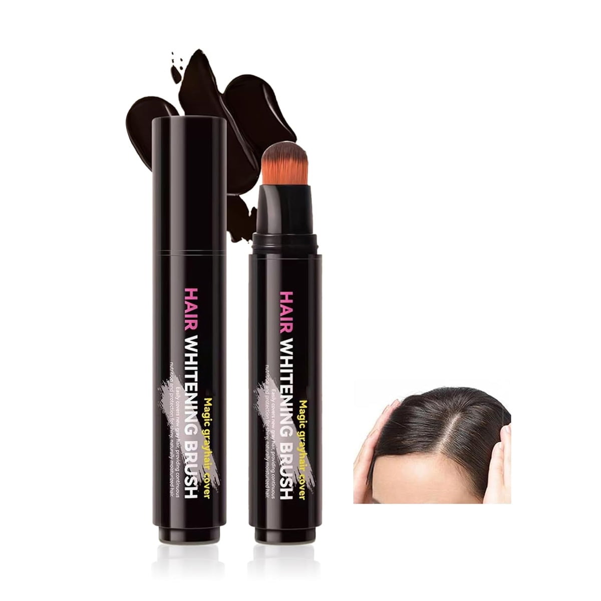 One Time Natural White Hair Cover Up Stick One Time Coloring Agent To ...