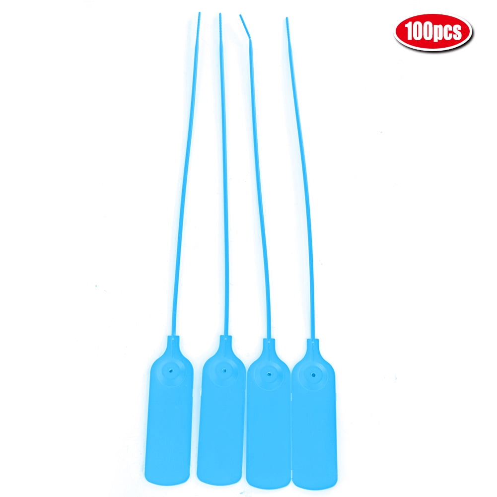 One-Time Seal Plastic Security Tags, Waterproof Self-Locking Seals with ...