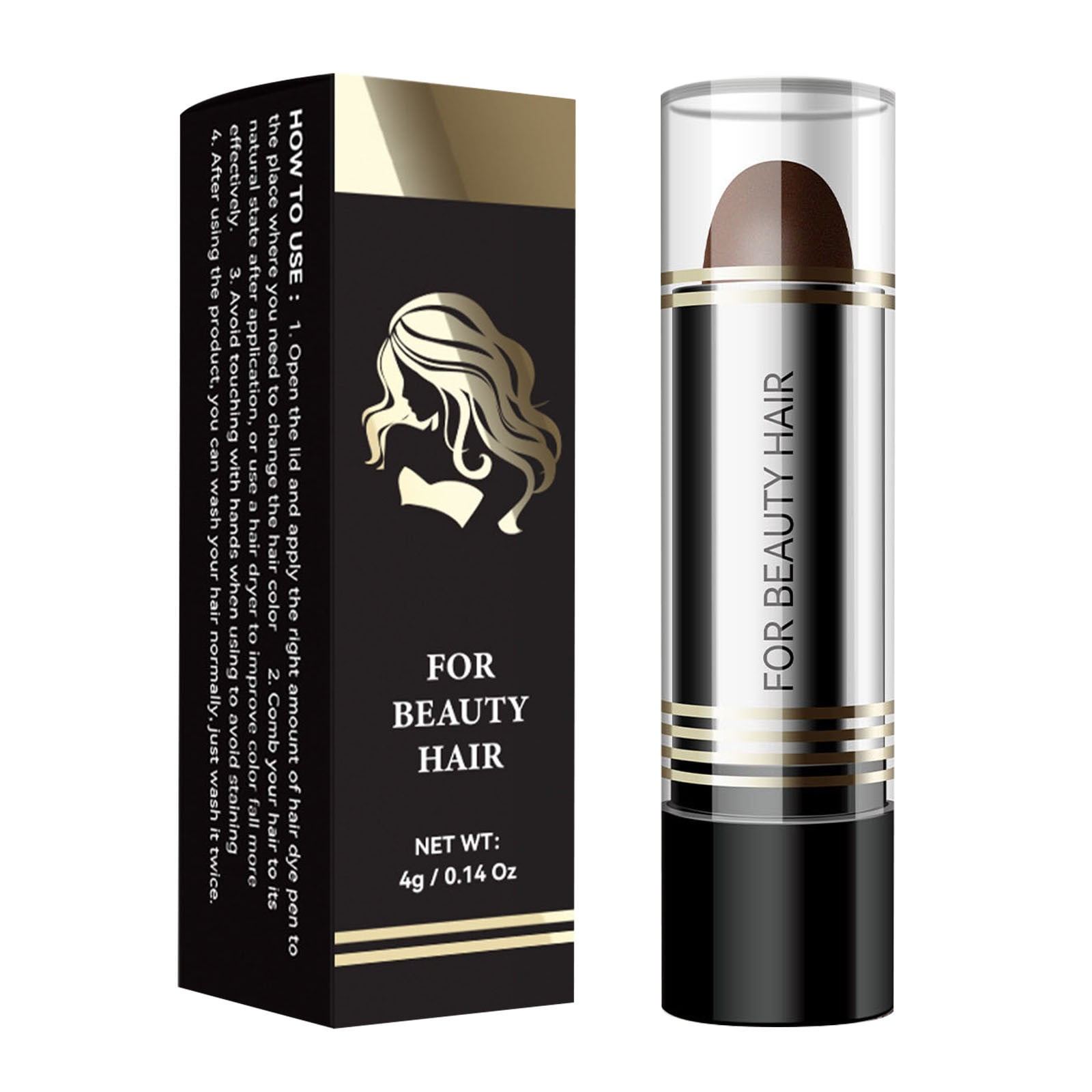 One Time Temporary Hair Dye Pen Border for White Hair Shade Lipstick ...