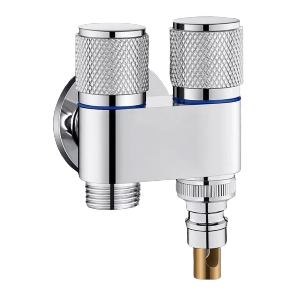 One To Two Water Angle Valve Dual Outlet Triple Connection Splitter ...