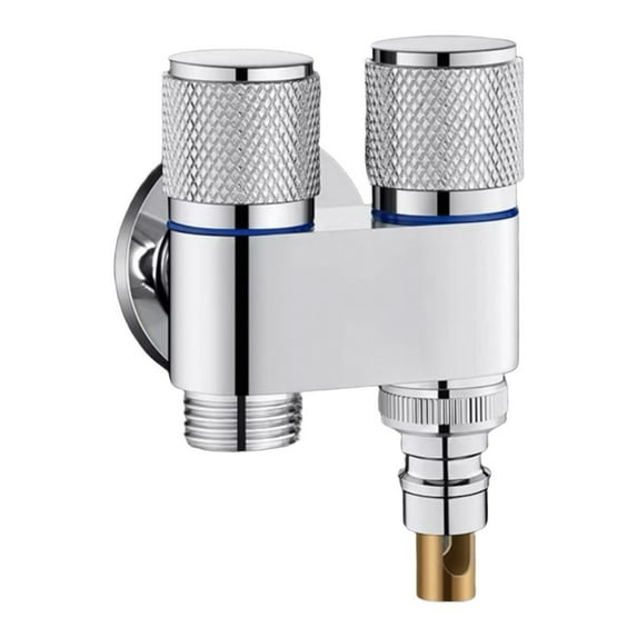 One To Two Water Angle Valve Dual Outlet Triple Connection Splitter ...