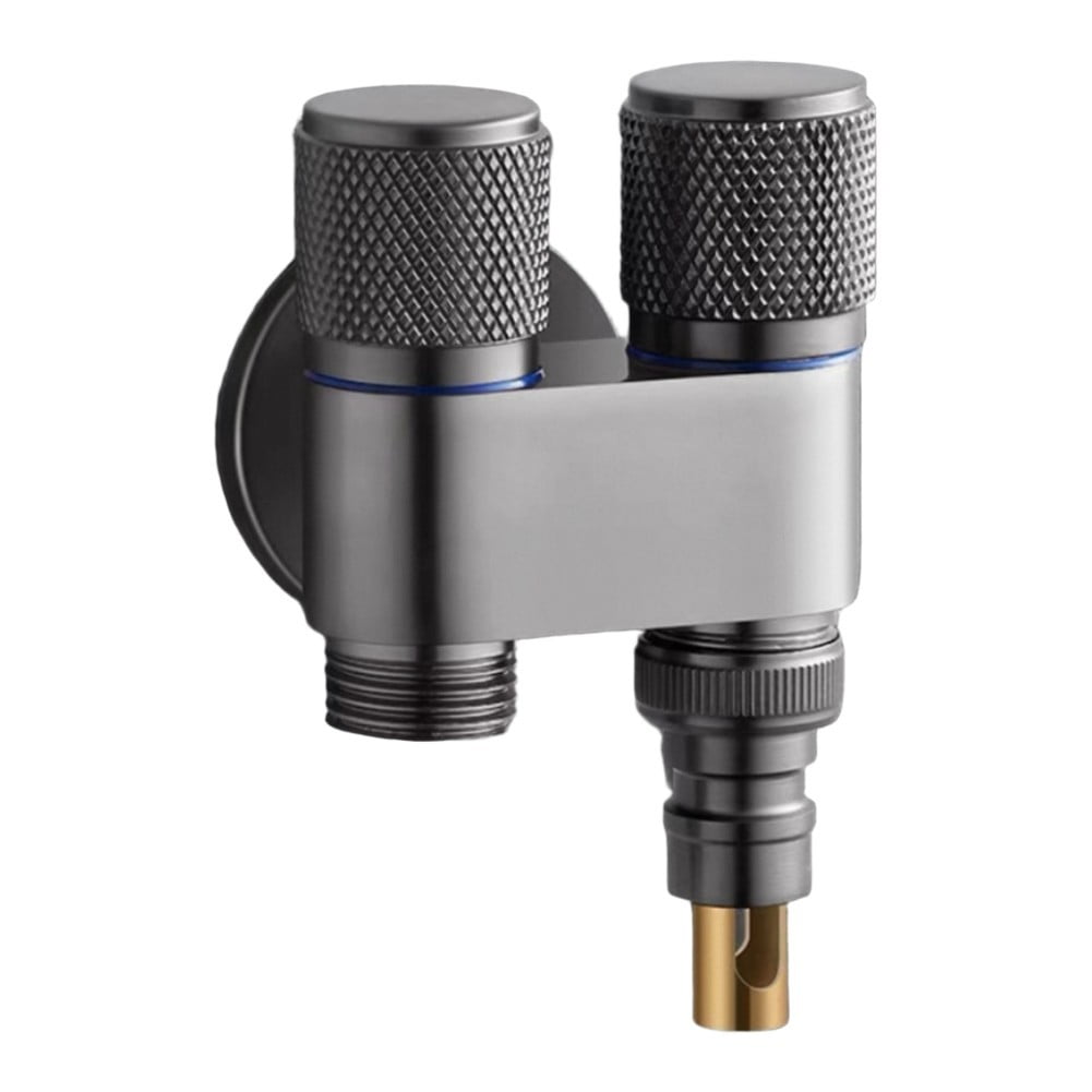 One To Two Water Angle Valve Dual Outlet Triple Connection Splitter ...