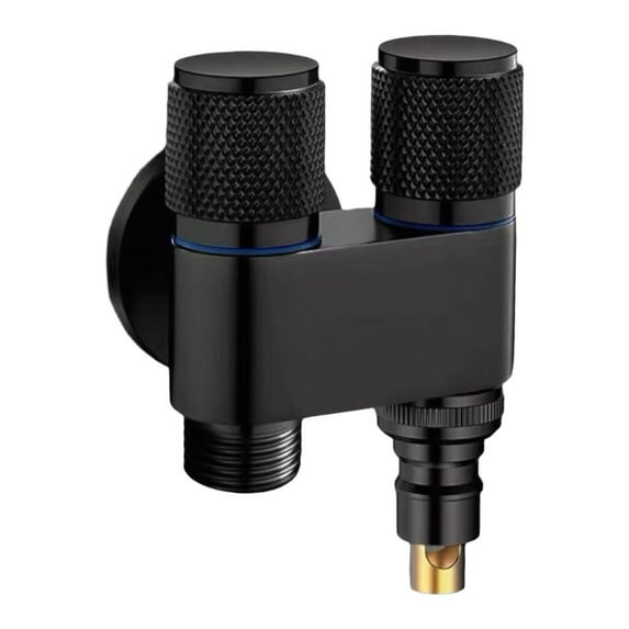 One To Two Water Angle Valve Dual Outlet Triple Connection Splitter ...