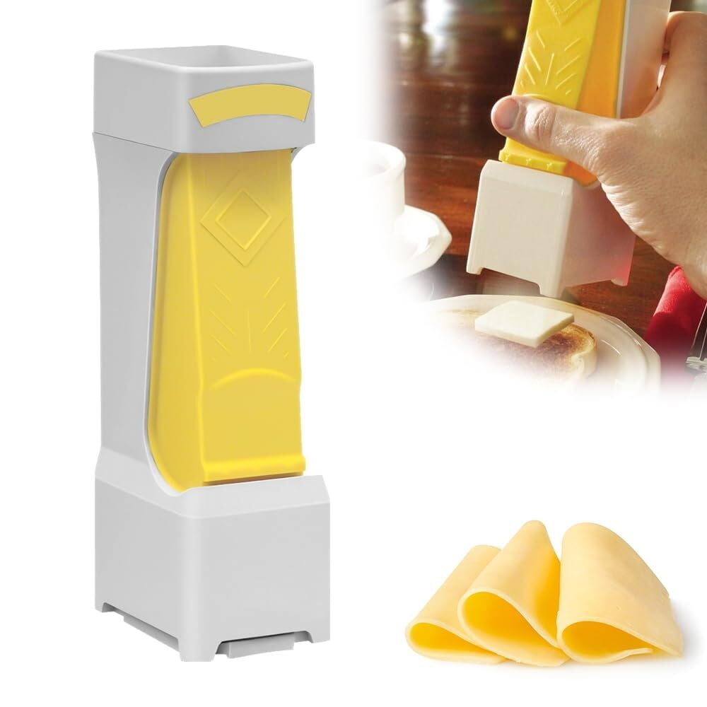One-Touch Butter Cutter,New Portable Butter Cutter with Stainless Steel ...