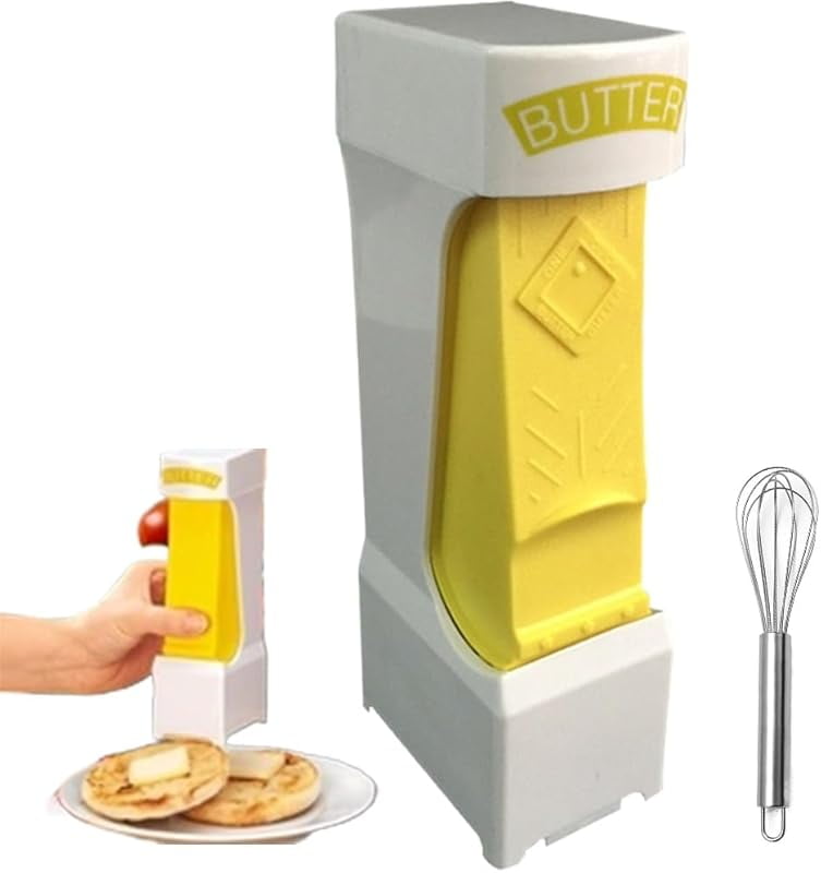 One-Touch Butter Cutter, One Button Butter Slicer and Storage Case ...
