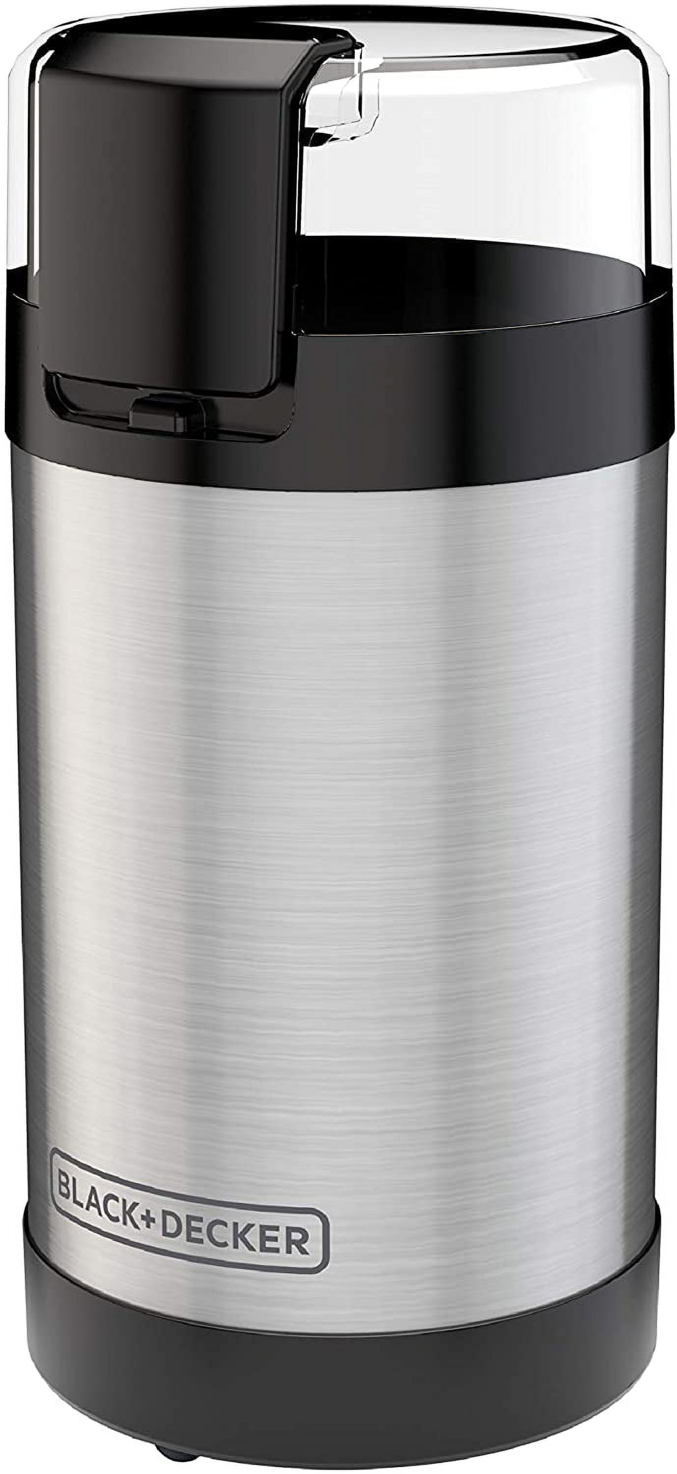 One Touch Coffee Grinder, 2/3 Cup Coffee Bean Capacity, Spice Grinder ...