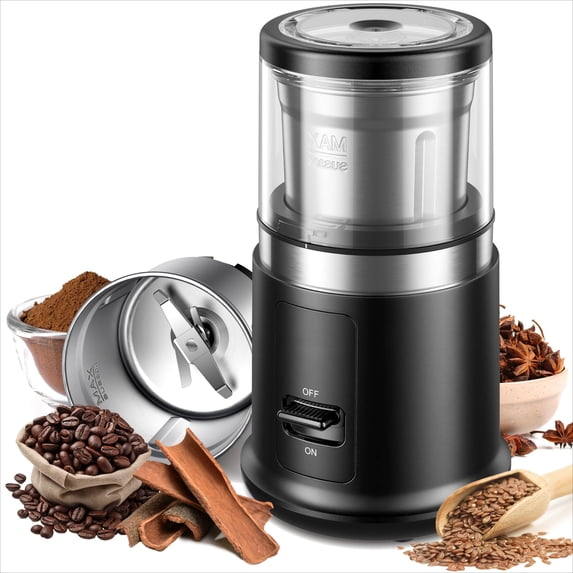One Touch Coffee Grinder Electric, Spice, Herb, For Coffee Bean Spices ...