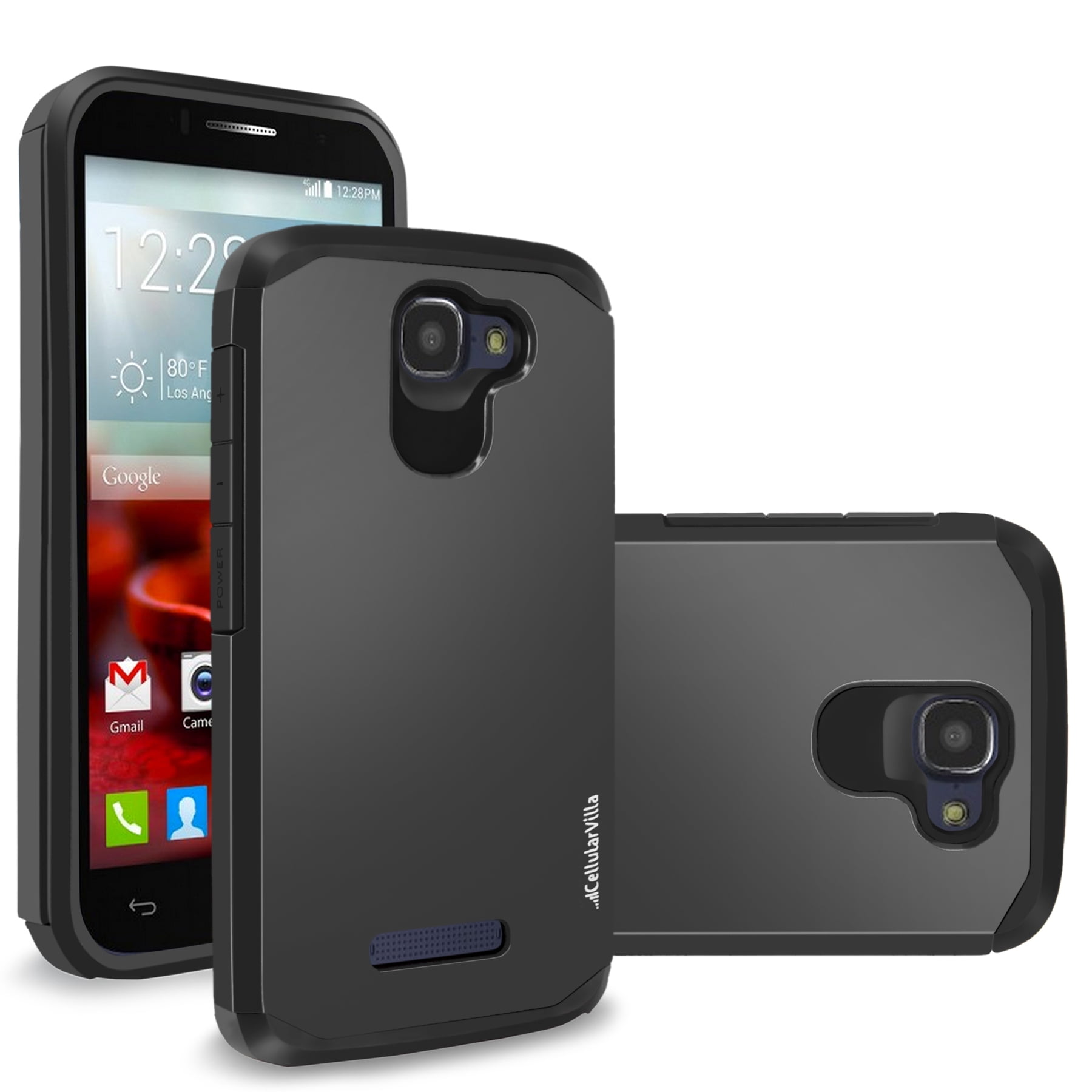 One Touch Fierce 2 Case, Cellularvilla [Hybrid] [Rugged] Dual Layer ...