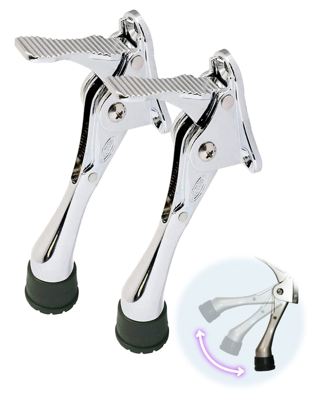 One Touch Kick Down Door Stop, Door Stop, Heavy Duty Door Stop, Door ...