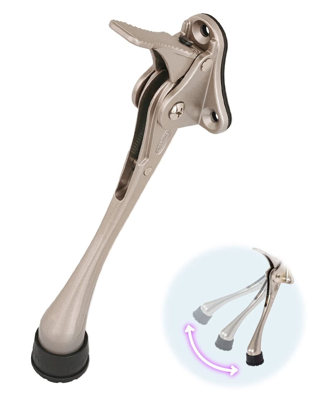 One Touch Kick Down Door Stop, Door Stop, Heavy Duty Door Stop, Door ...