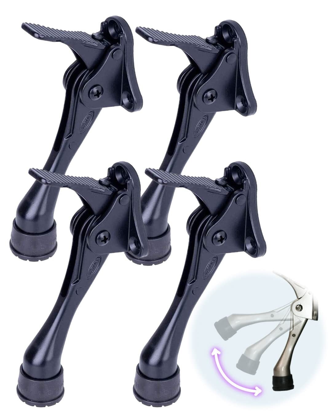 One Touch Kick Down Door Stop, Door Stop, Heavy Duty Door Stop, Door ...