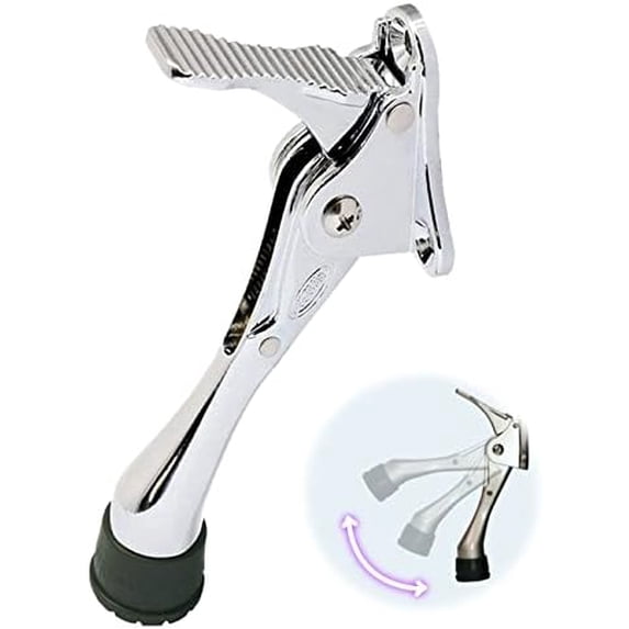 One Touch Kickdown Door Stopper, Door Holder, Heavy Duty Door Stops ...