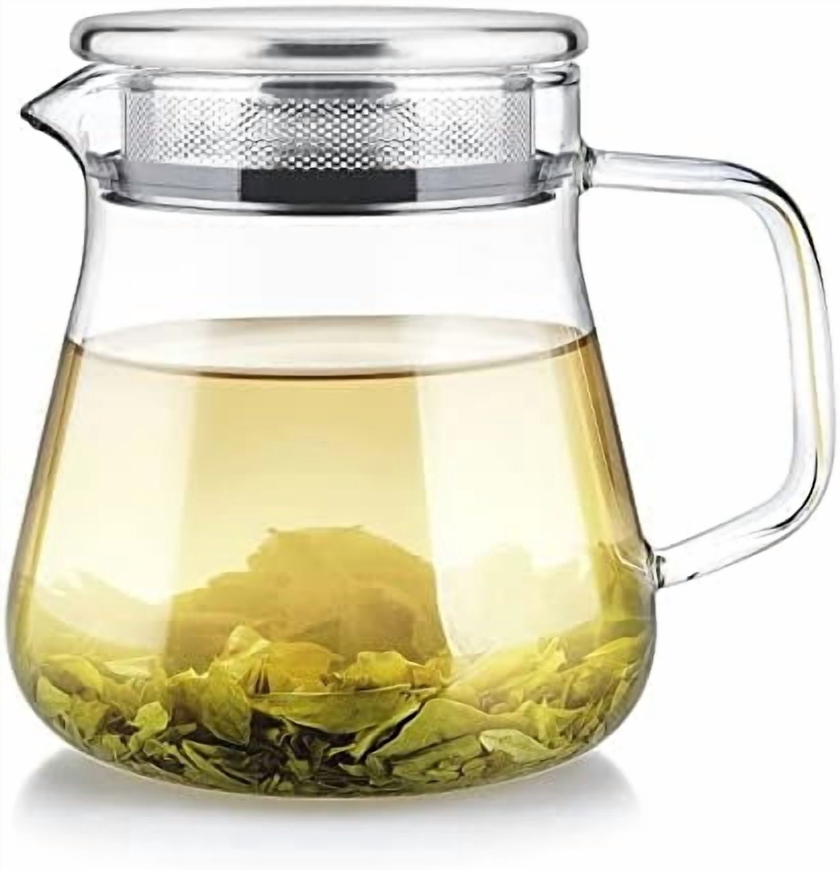 One-Touch Tea Maker, 2-in-1 Teapot and Kettle with Stainless Steel ...