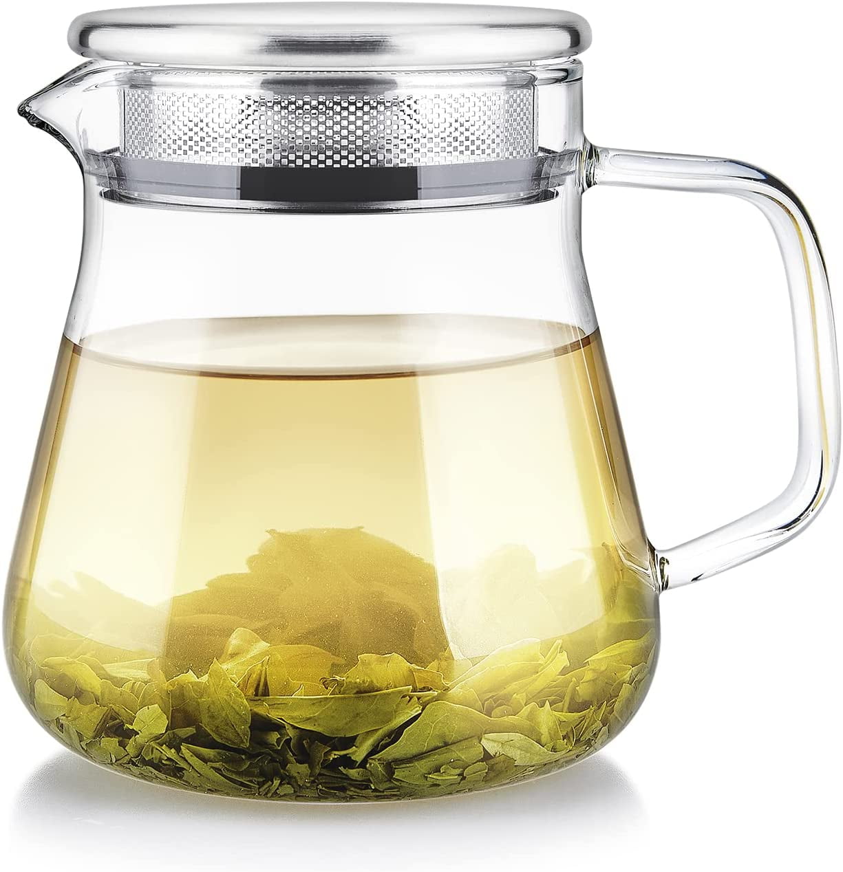 One-Touch Tea Maker, 2-in-1 Teapot and Kettle with Stainless Steel ...
