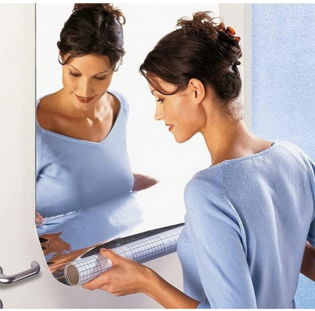 One-Way Bronze Mirror Finish Vinyl Window Wrap Self-Adhesive Film Roll ...