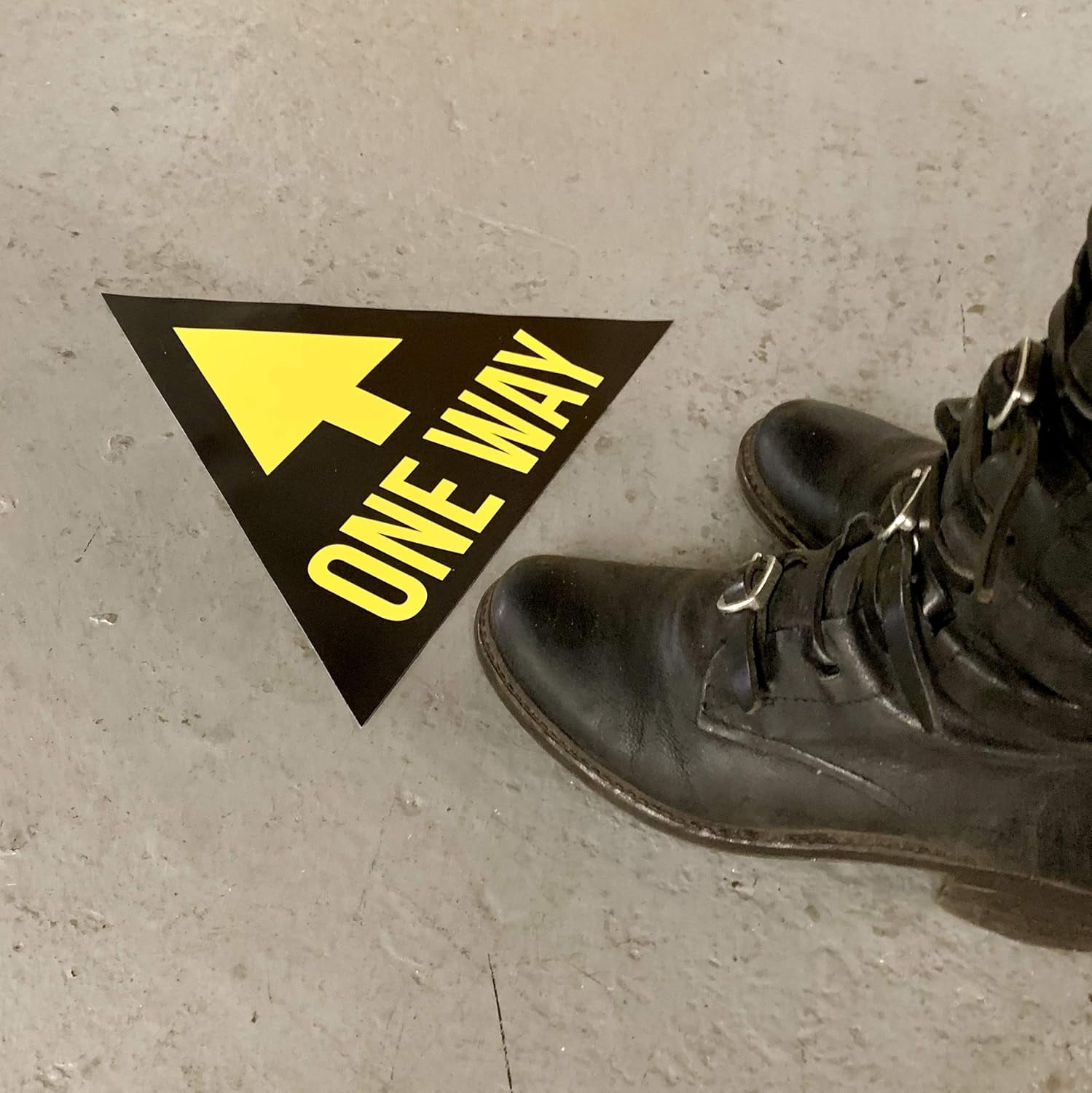 One Way Floor Decal Sign - Directional Floor Signs - One Way Floor ...