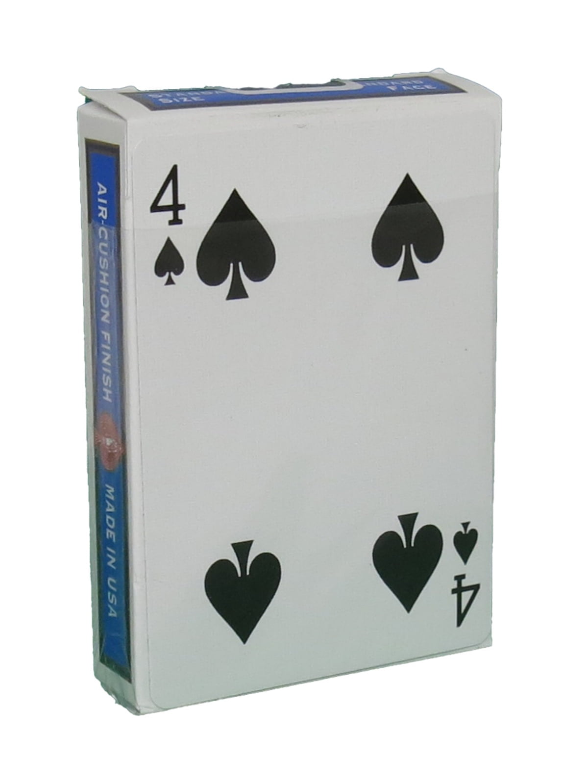 One Way Forcing Deck for Magic Tricks, Blue 4 of Spades - Walmart.com